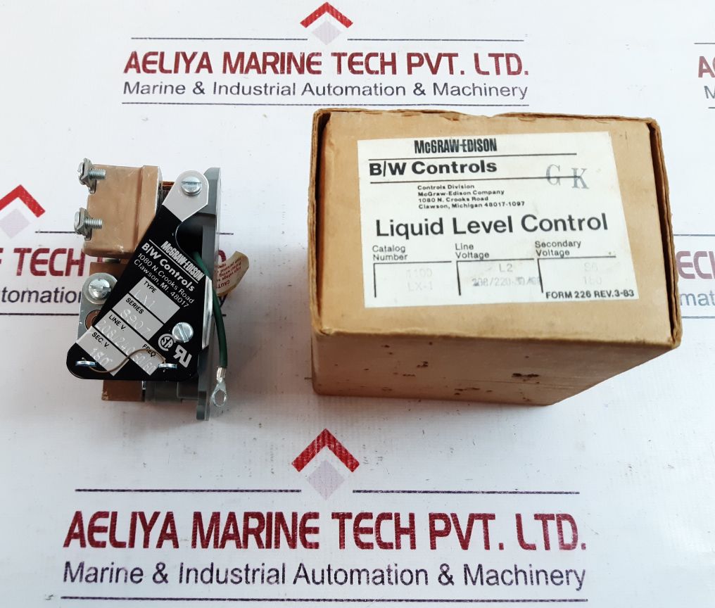 Mcgraw-edison B/W Controls Lx1 Liquid Level Control – Aeliya Marine Tech®