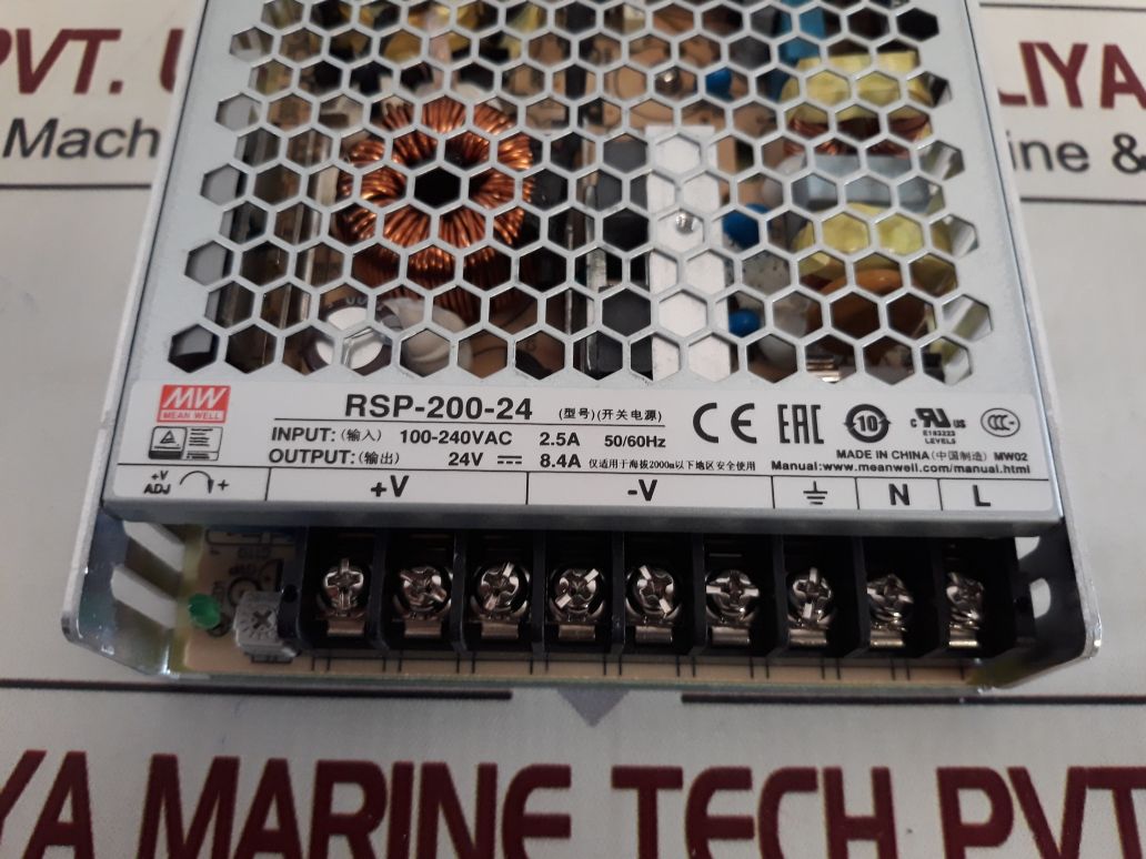 Mean Well Rsp-200-24 Switching Power Supply – Aeliya Marine Tech