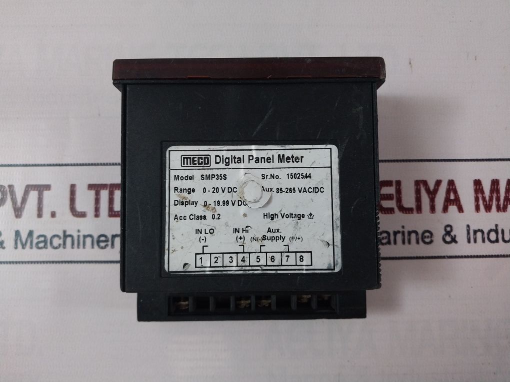Meco Smp35S Digital Panel Meter 0-20 Vdc – Aeliya Marine Tech
