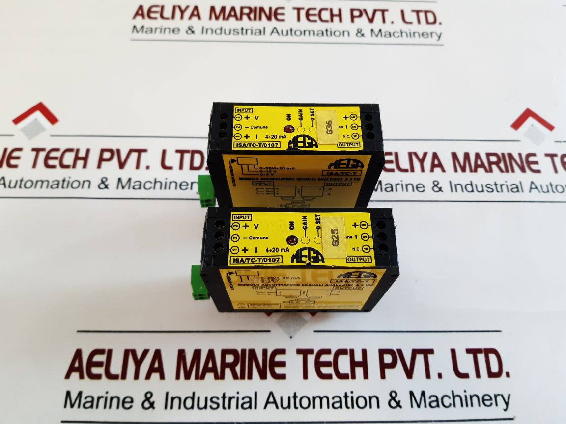 Mega Isa/Tc-t/0107 Modulo Accoppiatore Segnali Analogici A3 Vie ...