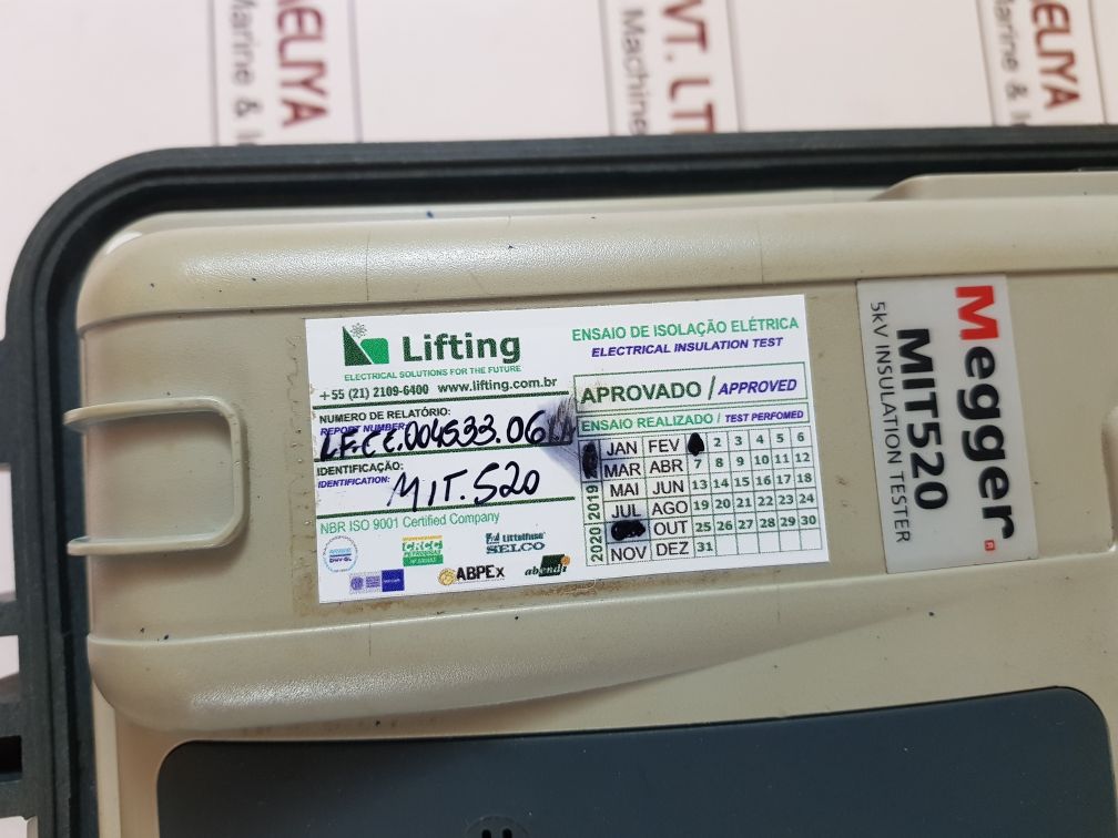 Megger Mit520/2 5Kv Digital Insulation Tester – Aeliya Marine Tech