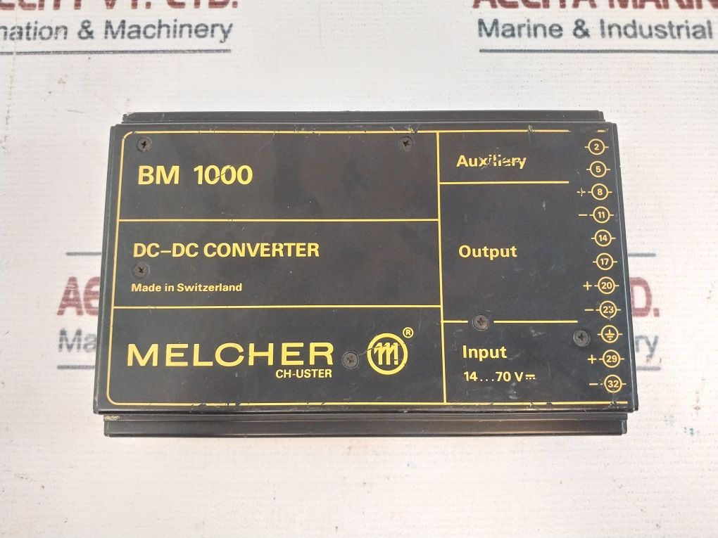 Melcher Bm 1000 Dc-dc Converter – Aeliya Marine Tech