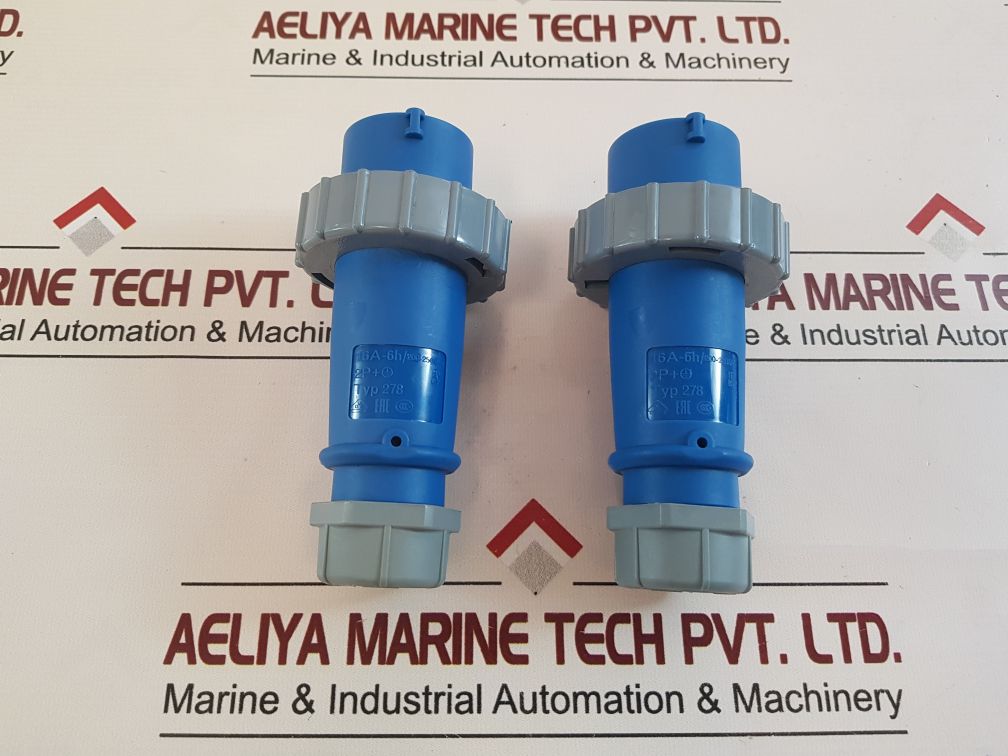Mennekes 16A-6H/220-250V~ Plug Connector Typ 278 – Aeliya Marine Tech