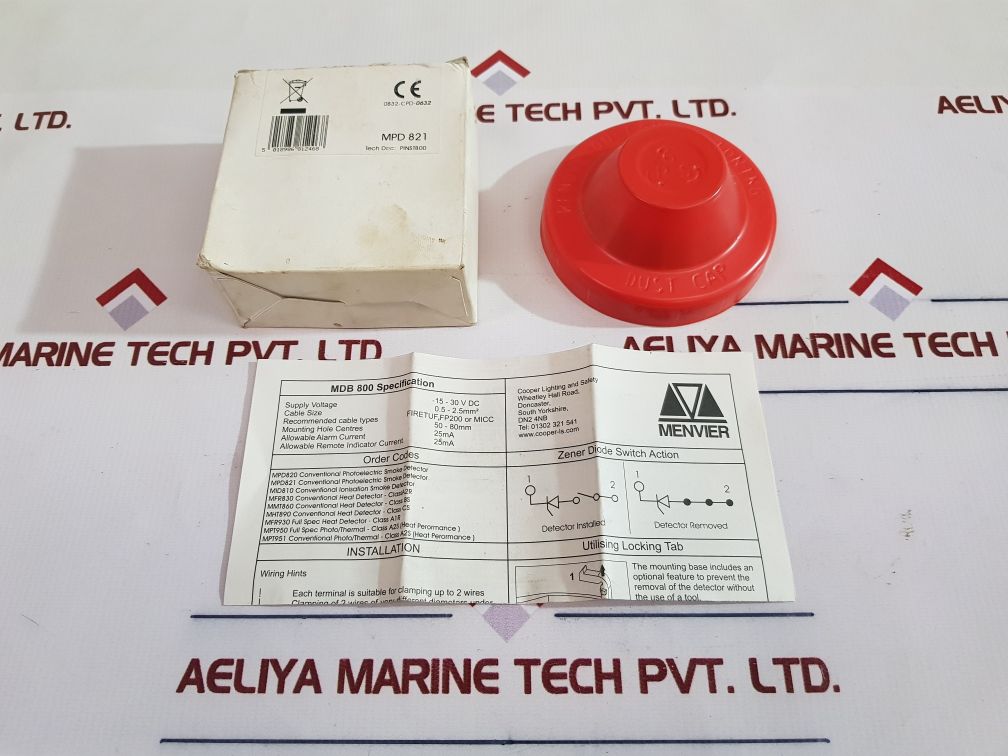 Menvier Mpd821 Optical Smoke Detector – Aeliya Marine Tech