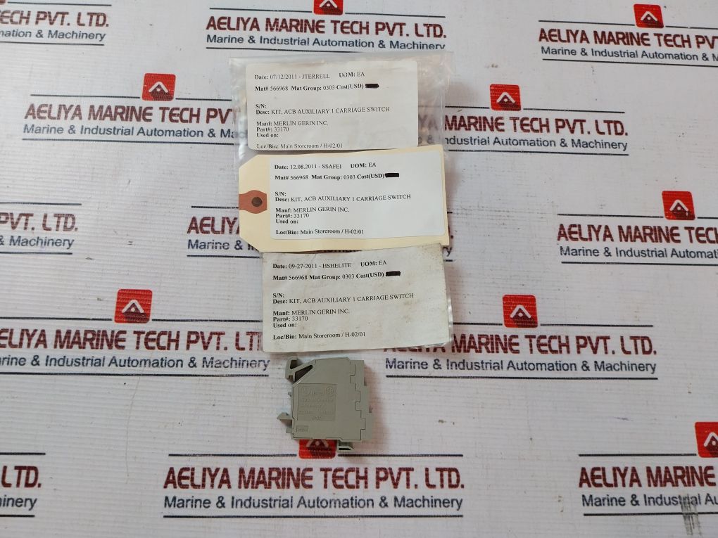 Merlin Gerin 33170 Acb Auxiliary 1 Carriage Switch Circuit Breaker ...