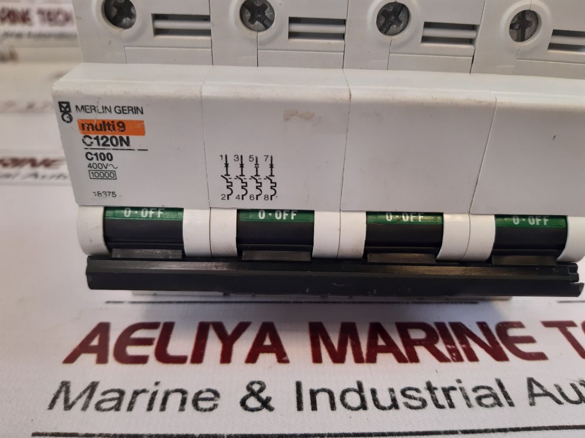 Merlin Gerin C120N C100 Circuit Breaker – Aeliya Marine Tech