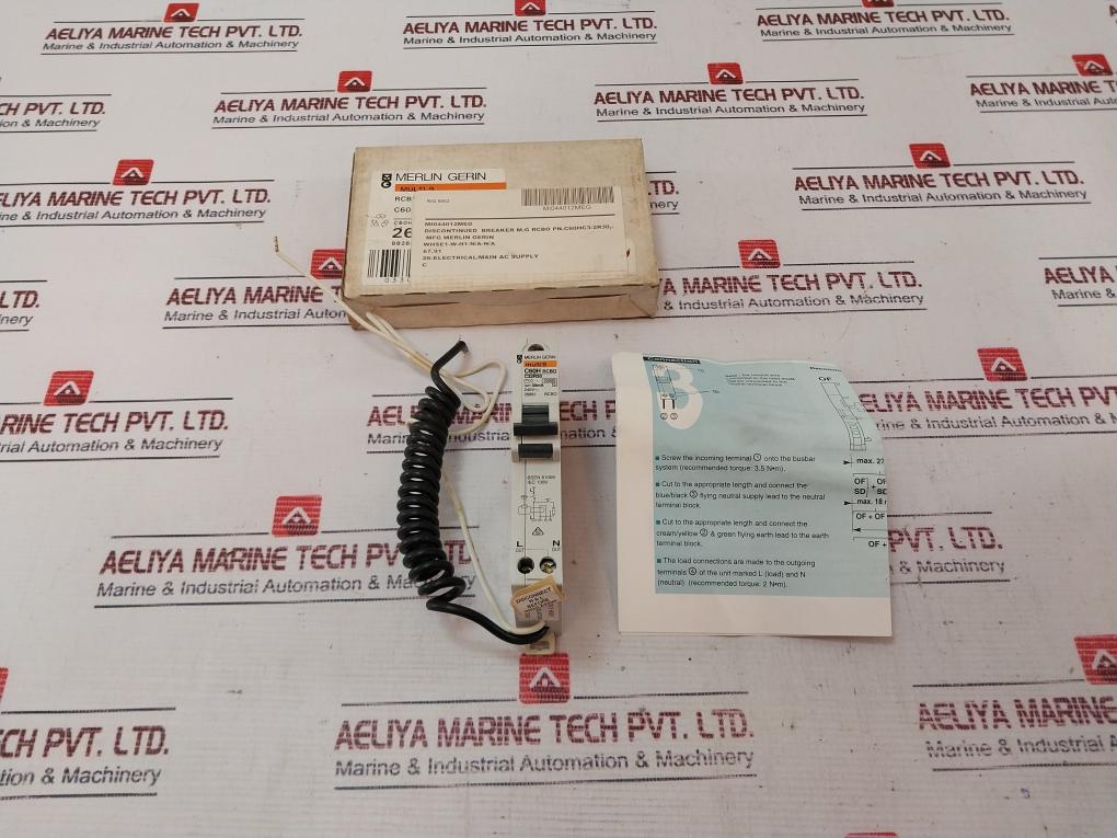 Merlin Gerin C60H-rcbo C32R30 Circuit Breaker 61009 – Aeliya Marine Tech