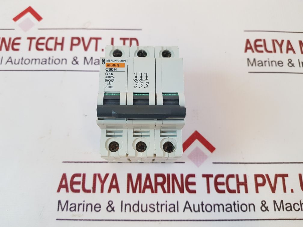 Merlin Gerin C60H C16 Circuit Breaker Multi9 400V~ – Aeliya Marine Tech