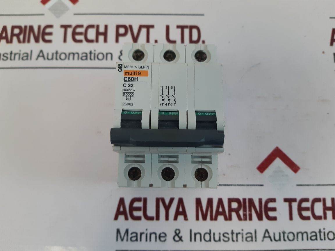 Merlin Gerin Multi9 C60H C32 Circuit Breaker – Aeliya Marine Tech