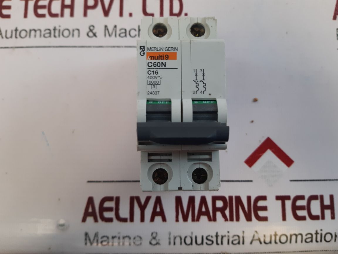 Merlin Gerin C60N C16 Circuit Breaker – Aeliya Marine Tech