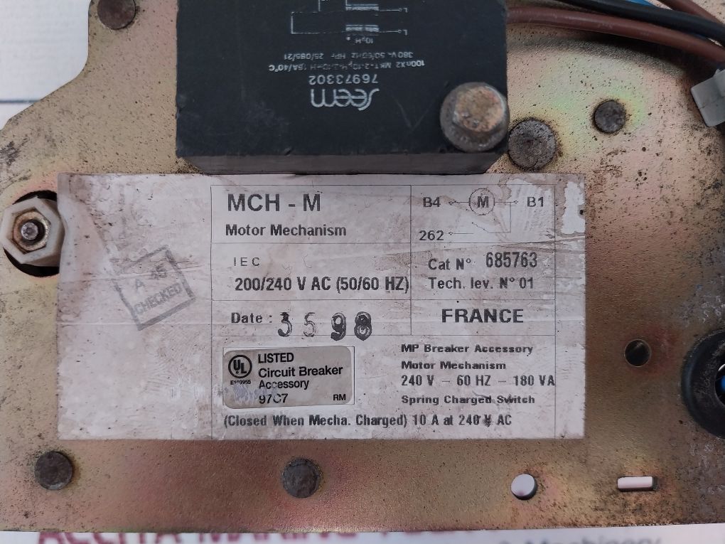 Merlin Gerin Mch-m Motor Mechanism – Aeliya Marine Tech