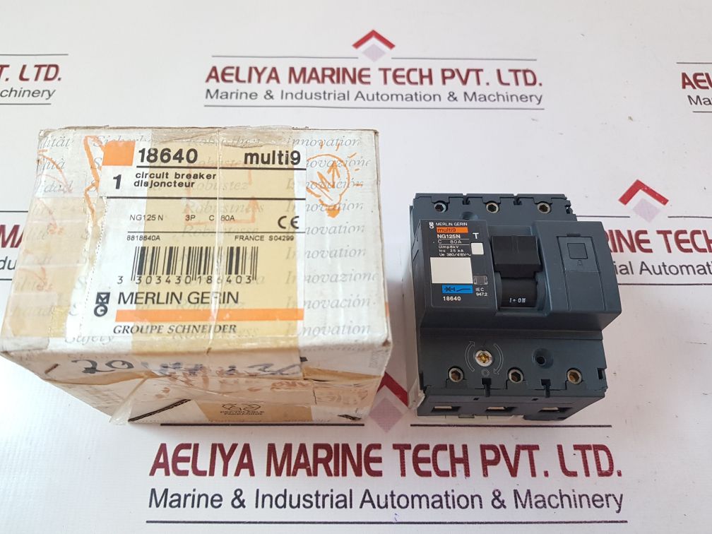 Merlin Gerin Multi9 Ng125N C80A Circuit Breaker – Aeliya Marine Tech