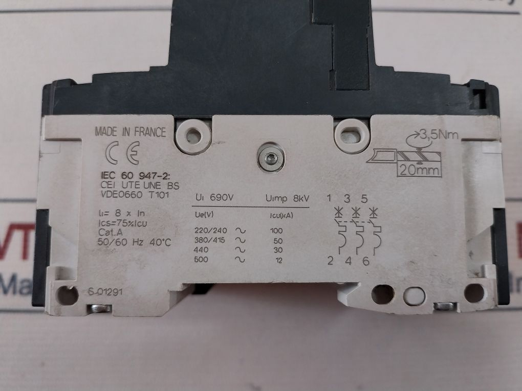 Merlin Gerin Ng125L Circuit Breaker – Aeliya Marine Tech®