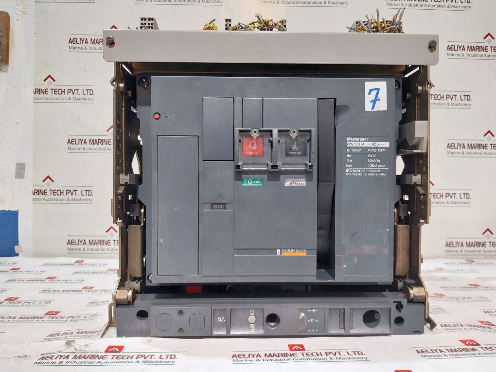 Merlin Gerin Nw08 Ha Masterpact Circuit Breaker Mch 200/250 Vdc ...