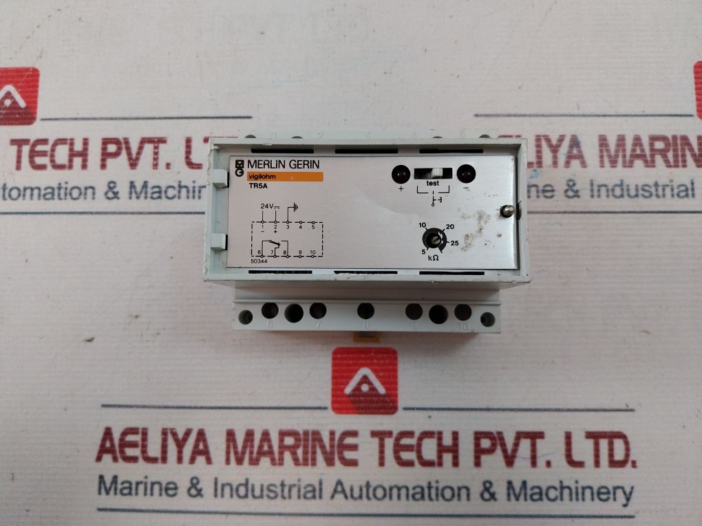 Merlin Gerin Tr5A Insulation Monitoring Relay 24V--- – Aeliya Marine Tech
