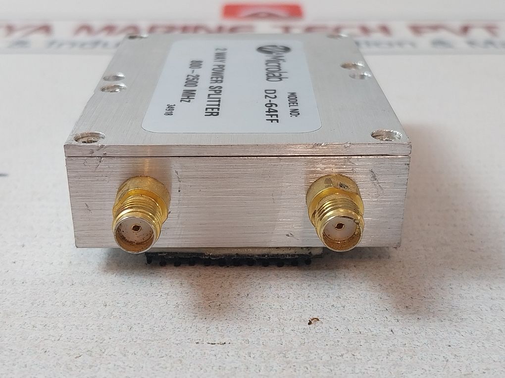 Microlab D2-64Ff 2 Way Power Splitter 800-2500 Mhz – Aeliya Marine Tech®