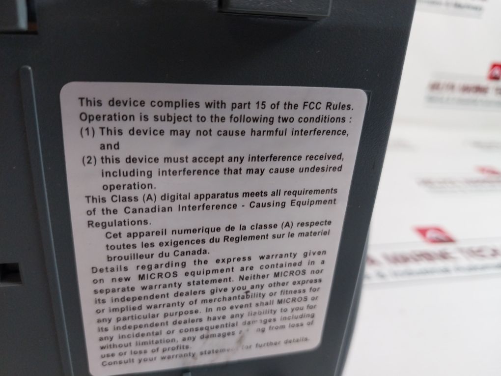 Micros 400714-001 Touchscreen Terminal Workstation 4 Lx System Unit ...