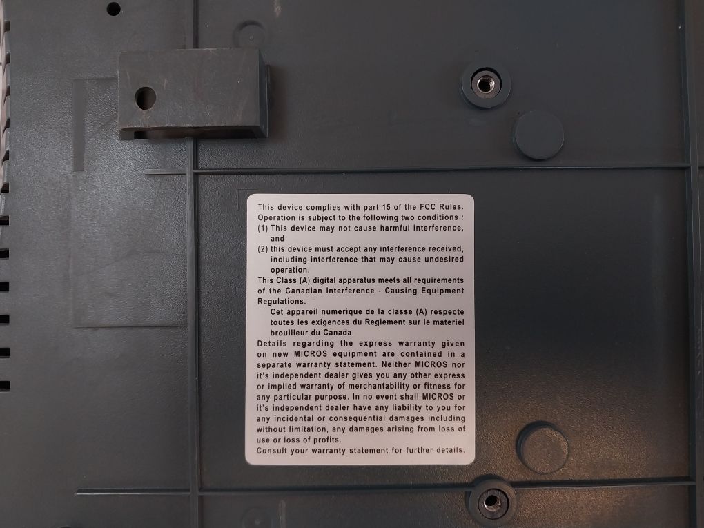 Micros 400814-103 Workstation 5A System Unit – Aeliya Marine Tech®