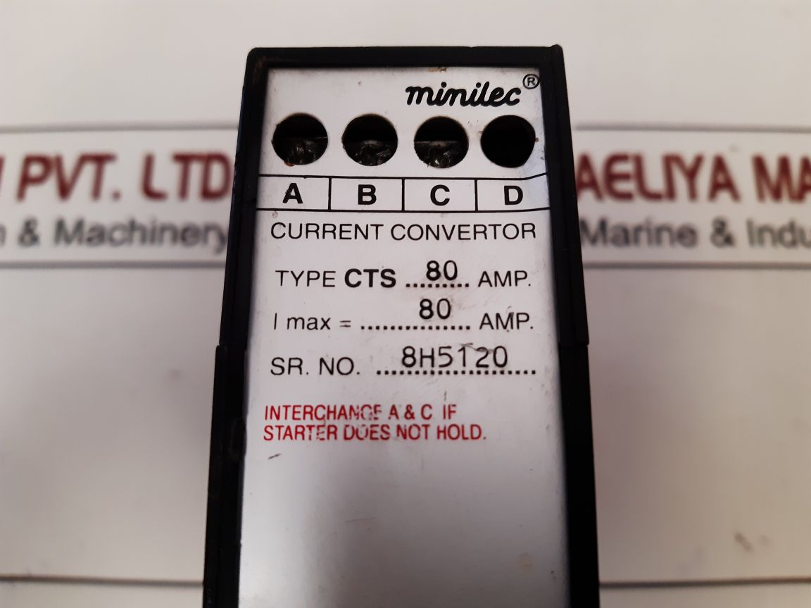 Minilec Cts 80 Current Convertor 80 Amp – Aeliya Marine Tech®