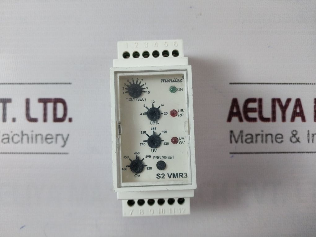 Minilec S2 Vmr 3 Phase Failure & Uv/Ov Relay – Aeliya Marine Tech
