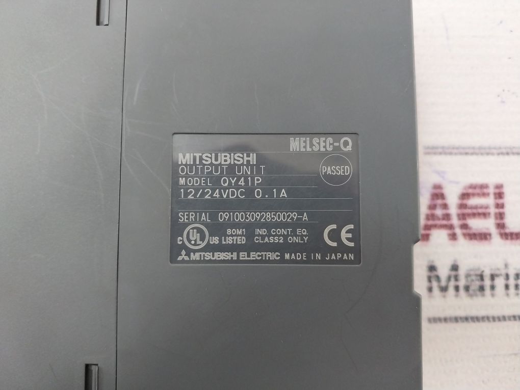 Mitsubishi Electric Qy41P Output Unit 12/24Vdc – Aeliya Marine Tech