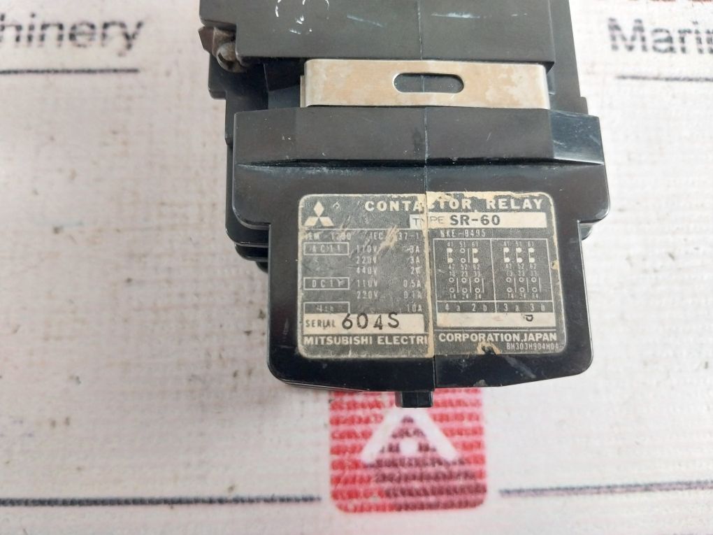 Mitsubishi Electric Sr-60 Contactor Relay – Aeliya Marine Tech®