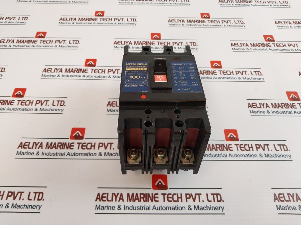 Mitsubishi Nf100-sh No-fuse Breaker 100A 3-pole 660V Ac – Aeliya Marine ...
