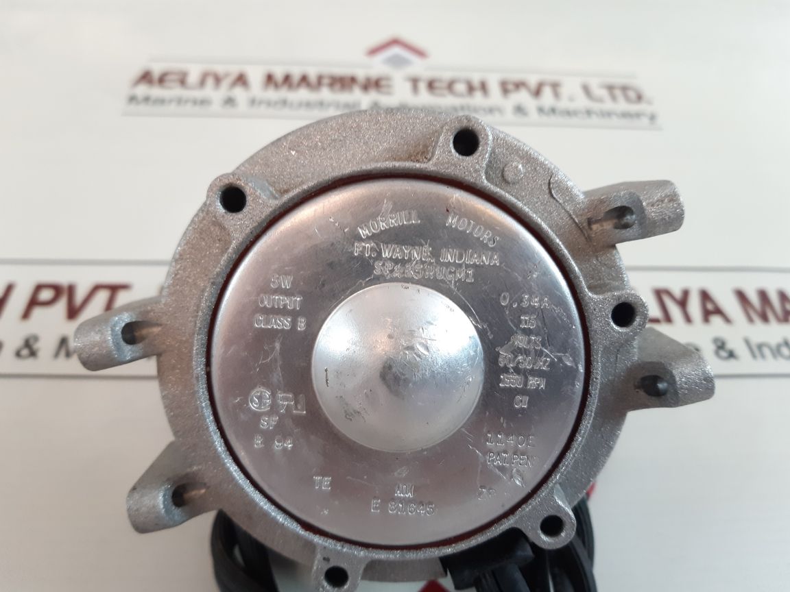 Morrill Motors Sp-b5Hugm1 Fan Motor 115V 50/60Hz – Aeliya Marine Tech
