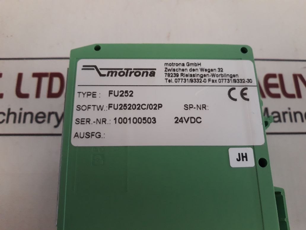 Motrona Fu252 Frequency Converter – Aeliya Marine Tech