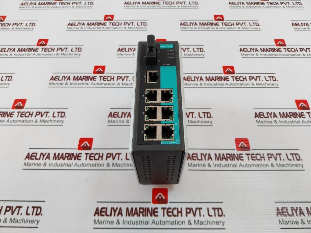 Moxa Eds-308-m-sc Ethernet Switch 3093000000041 24Vdc – Aeliya Marine Tech