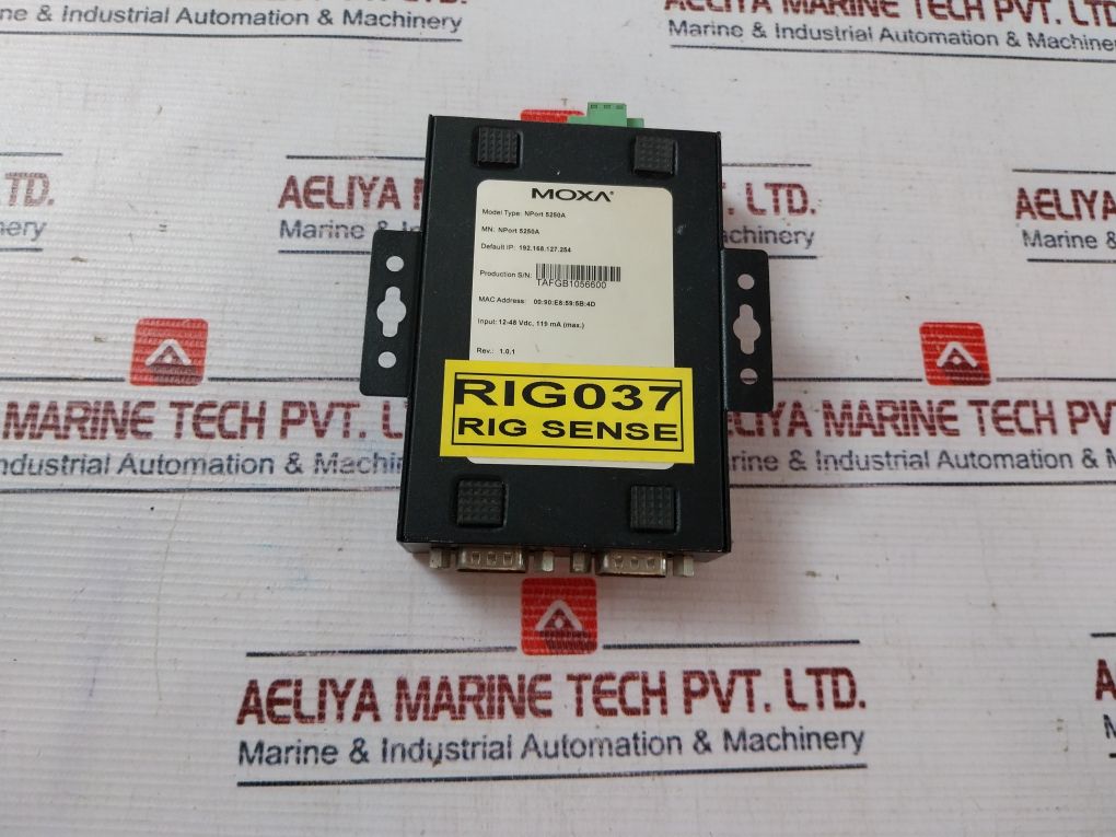 Moxa Nport 5250A Serial Device Server 12-48 Vdc – Aeliya Marine Tech®