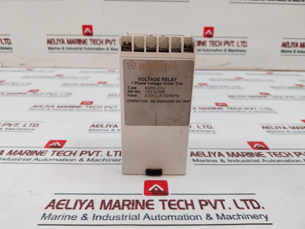Multitek M200-v1U Voltage Relay 220V – Aeliya Marine Tech