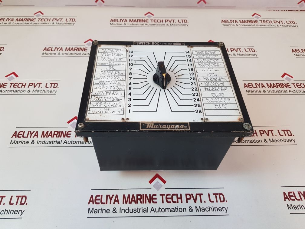 Murayama Sba-26R Switch Box – Aeliya Marine Tech