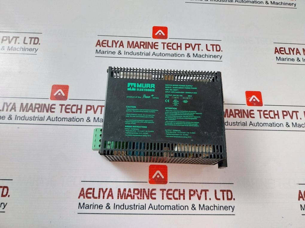 Murr Elektronik 85071 Switch Mode Power Supply 24V Dc 10A Selv – Aeliya ...
