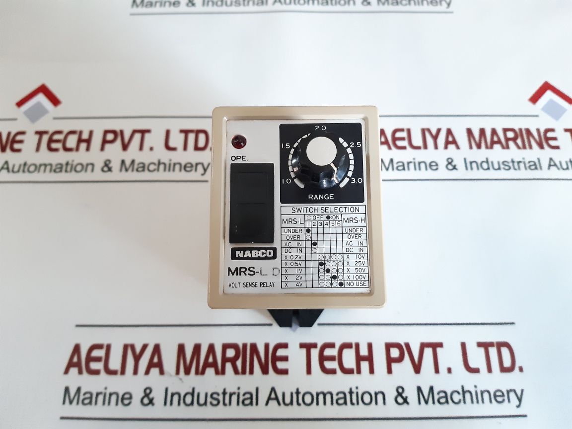 Nabco Mrs-ld Volt Sense Relay – Aeliya Marine Tech