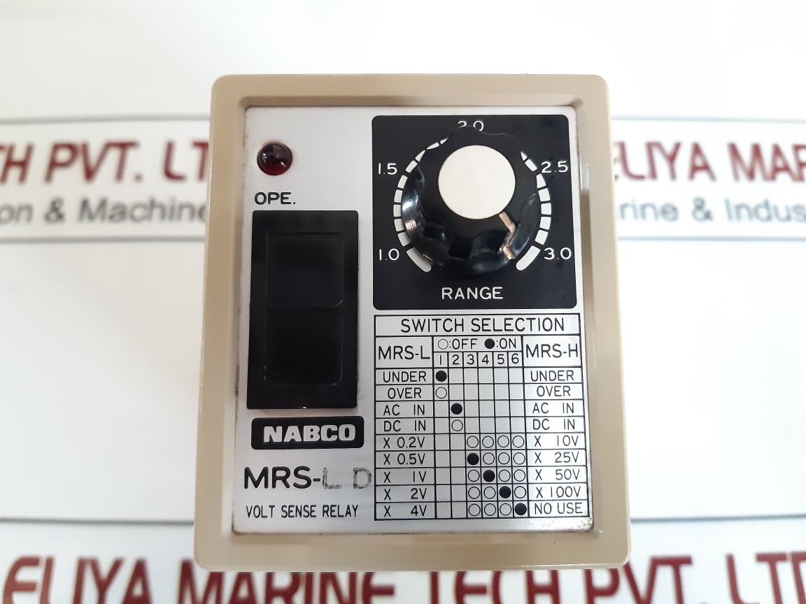 Nabco Mrs-ld Volt Sense Relay – Aeliya Marine Tech