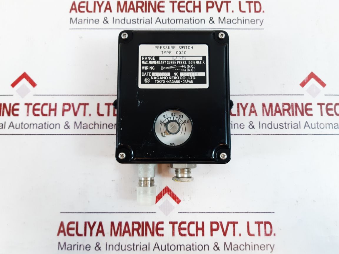 Nagano Keiki Cq20 Pressure Switch – Aeliya Marine Tech