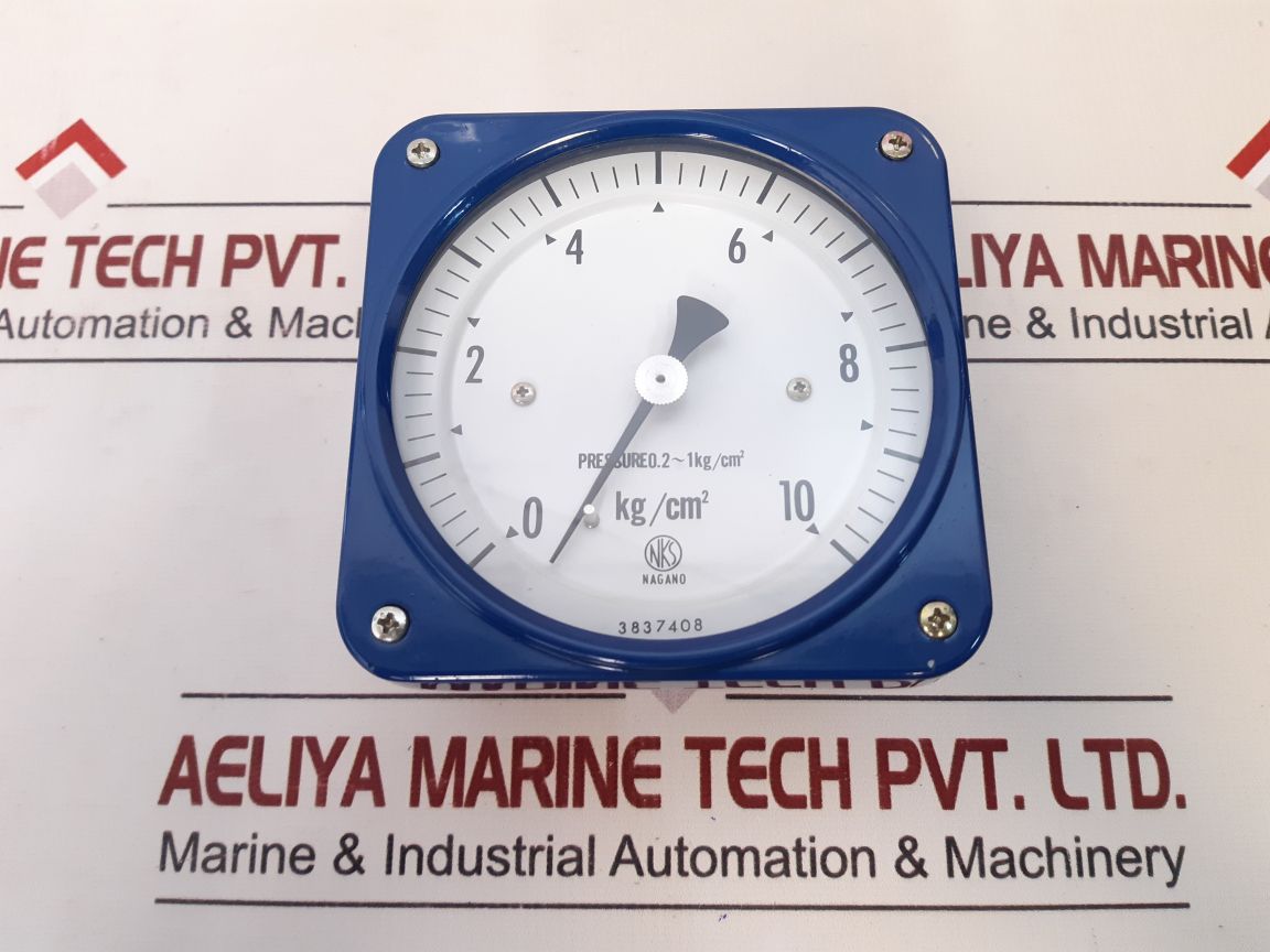 Nagano Nks 0.2~1Kg/Cm2 Pressure Gauge – Aeliya Marine Tech