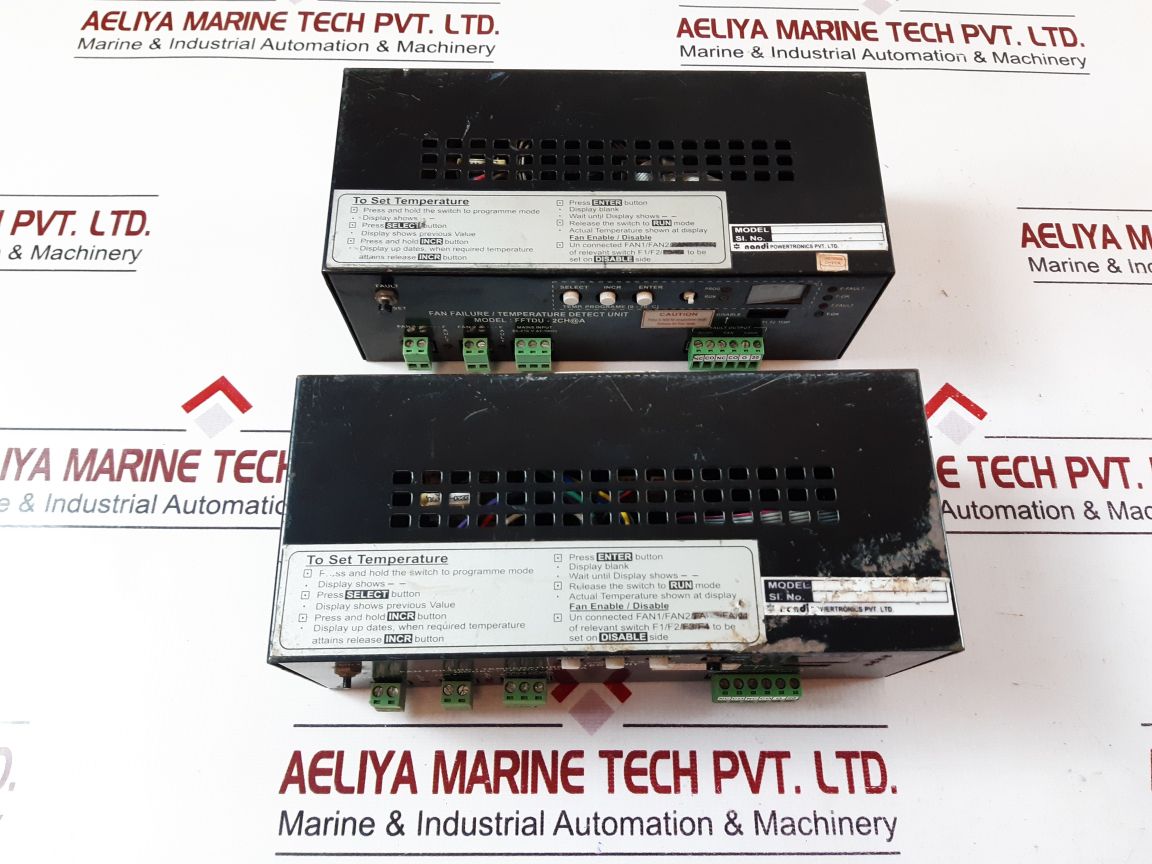 Nandi powertronics fftdu-2ch@a fan failure/ temperature detect unit ...
