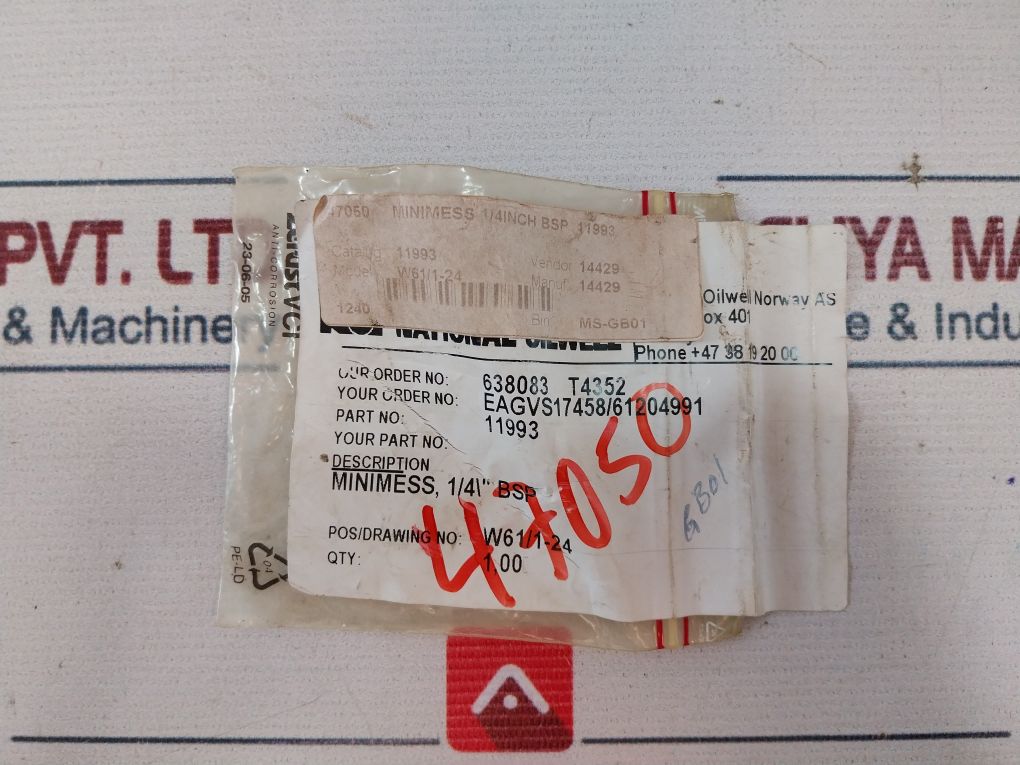 National Oilwell Minimess 1/4 Inch Bsp Test Couplings – Aeliya Marine Tech