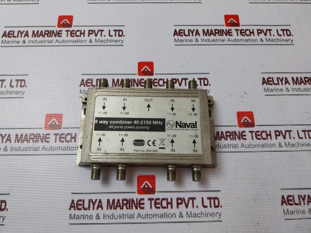 Naval Electronics 250.340 8 Way Combiner 40-2150 Mhz – Aeliya Marine Tech