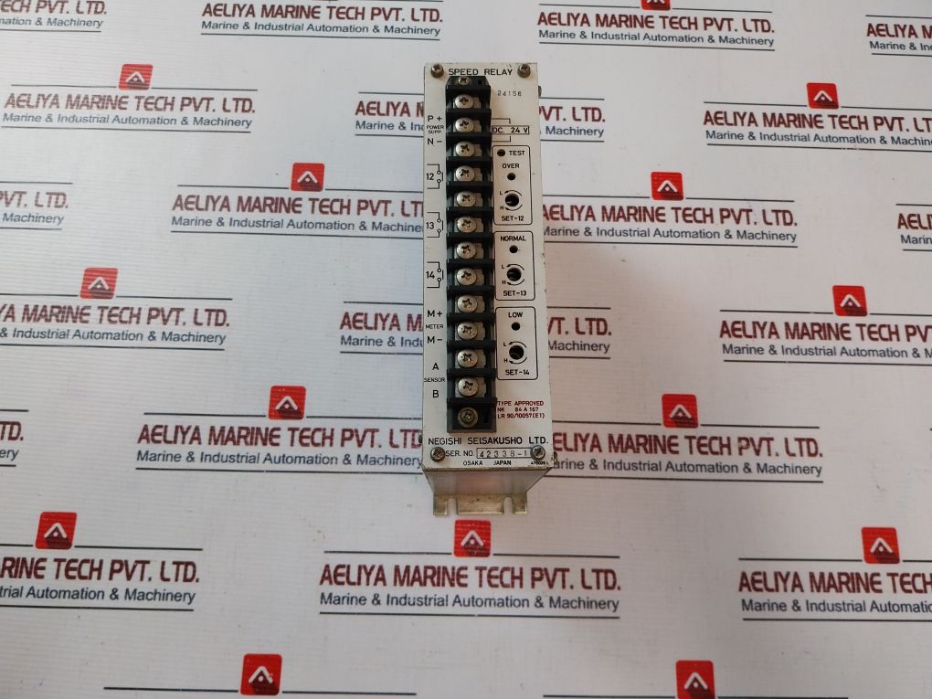 Negishi Seisakusho Srt2 Speed Relay 46111-028300 Dc24V – Aeliya Marine Tech