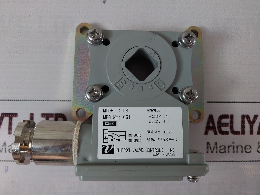 Nippon Valve Controls Model Lb Limit Switch Mfg 0611 – Aeliya Marine Tech