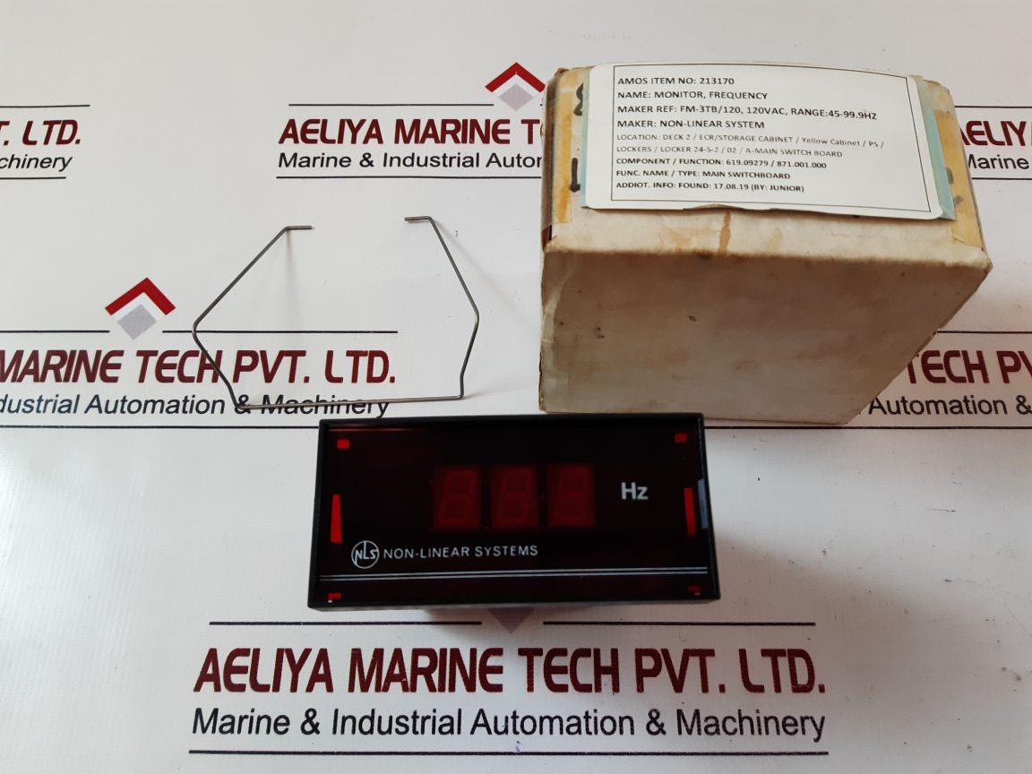Non-linear systems fm-3tb/120 frequency monitor – Aeliya Marine Tech®