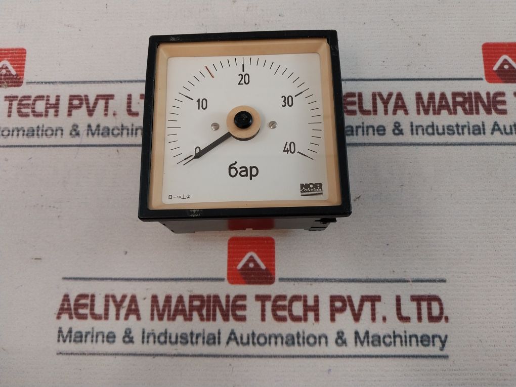 Nor Control 0-40 Bar Meter – Aeliya Marine Tech
