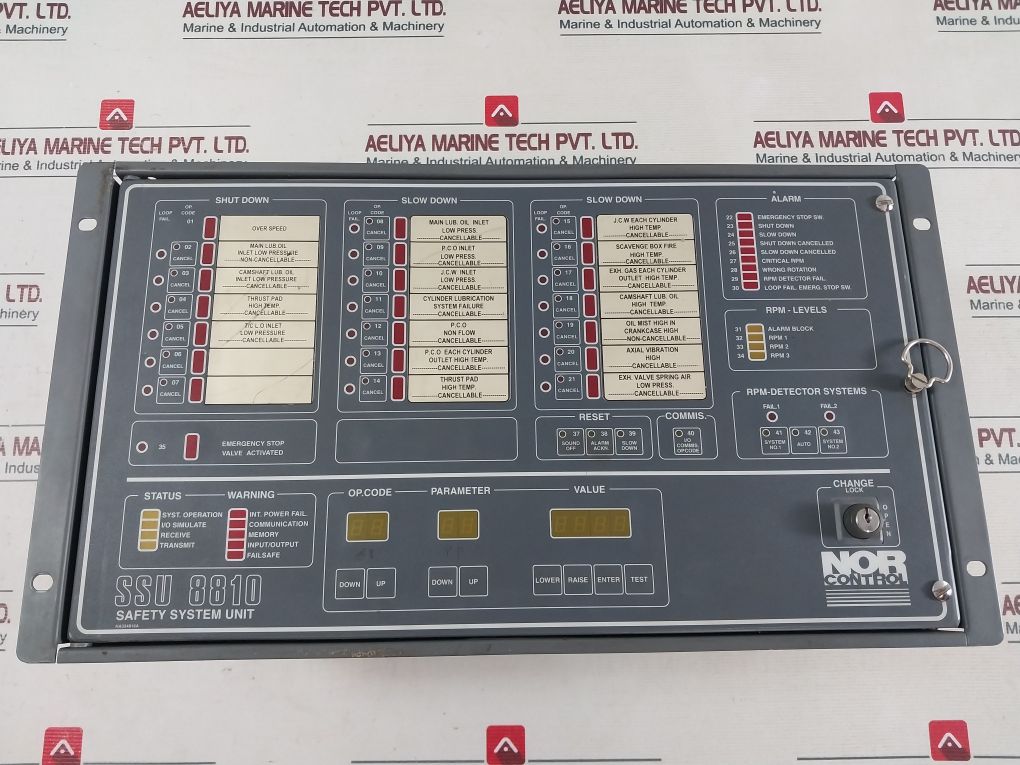Nor Control Ssu 8810 Safety System Unit 24Vdc – Aeliya Marine Tech®