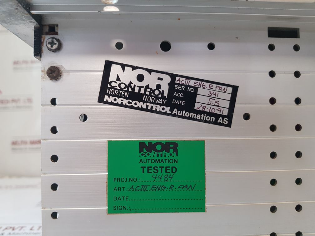 Norcontrol Autochief Bridge Control System – Aeliya Marine Tech