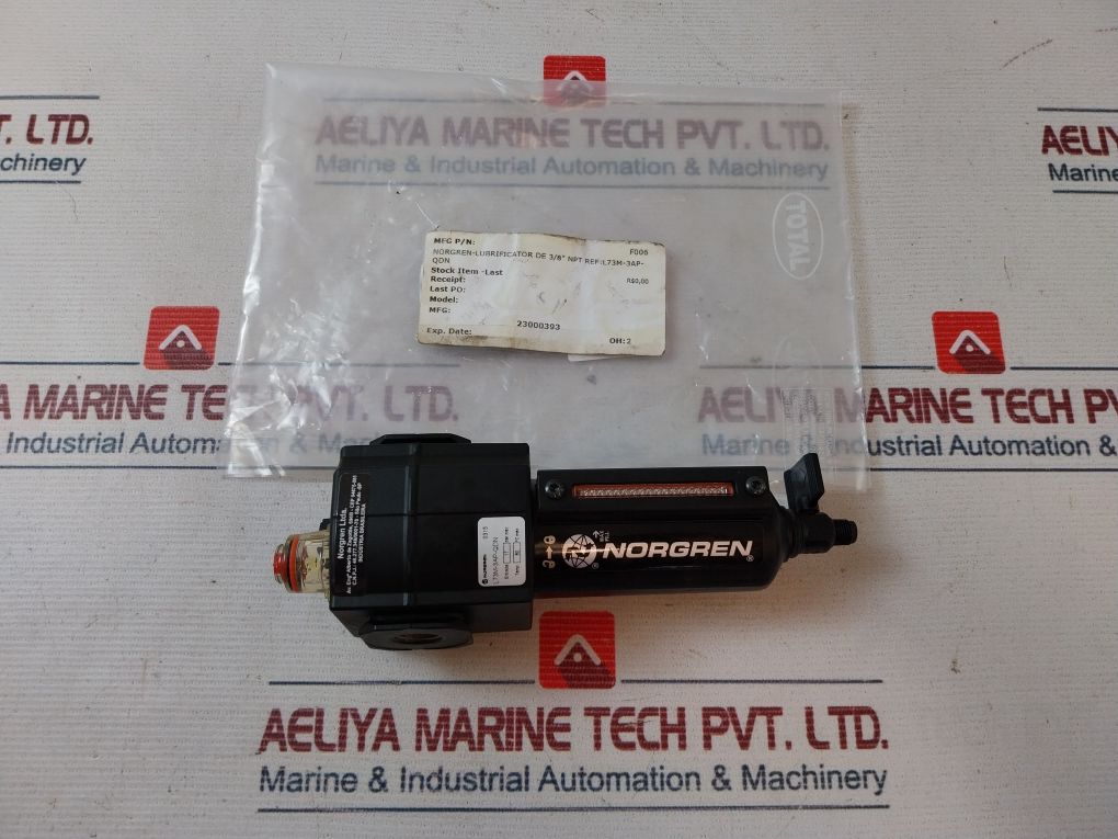 Norgren L73M-3Ap-qdn 3/8” Pneumatic Lubricator 80°C – Aeliya Marine Tech