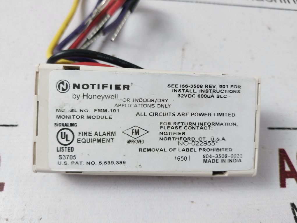 Notifier Fmm-101 Monitor Module – Aeliya Marine Tech