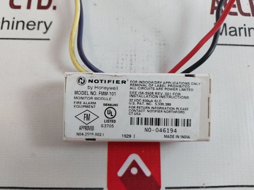 Notifier Fmm-101 Mini Monitor Module – Aeliya Marine Tech®